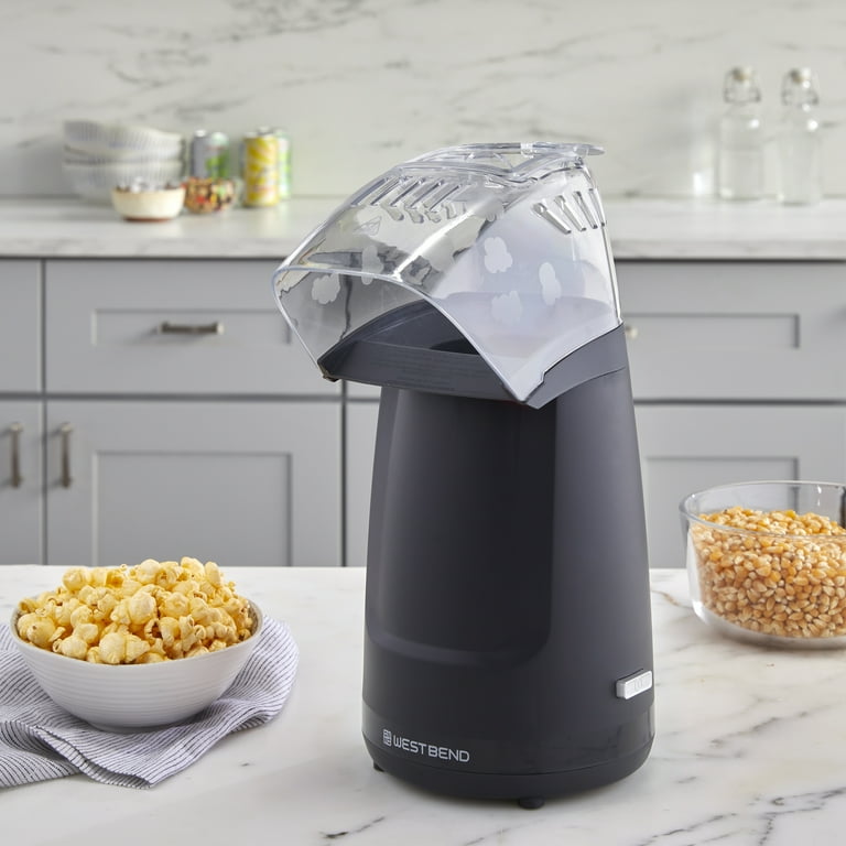 West Bend Air Crazy 4 Qt. Hot Air Popcorn Machine in Black Walmart
