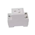 AC30 EU And AU Type 35mm DIN Rail Mount AC Power 10A 16A 25A 250V 440V 2/3/4/5 Pin Plug Modular ...