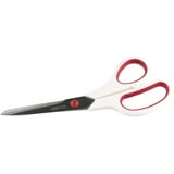 SINGER Bent Fabric Scissors, 8.5 Inch, Stainless Steel Blades, Red ...