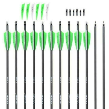 Safari Choice Archery Hunting Carbon/Fiberglass Mix Arrows 30" (3 Pack ...