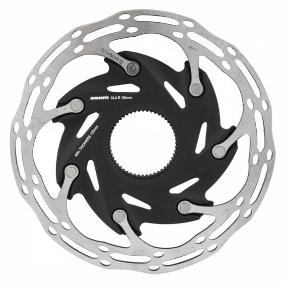SRAM Centerline X Disc Brake Rotor - 180mm, 6-Bolt, Ti Bolts, Silver ...