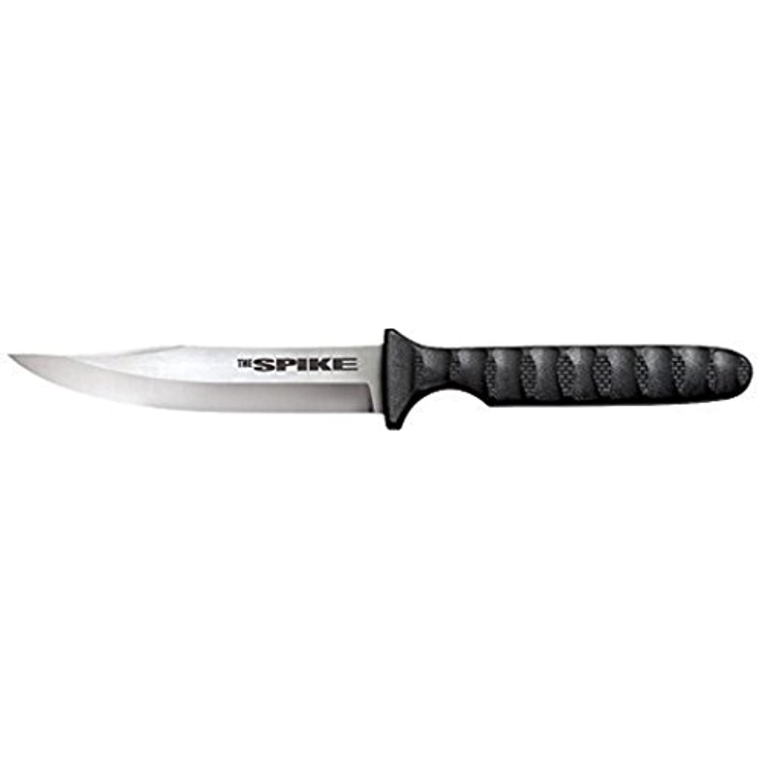 Bowie Spike, Black Faux G-10 Handle, Plain Edge w/ Sheath - Walmart.com