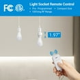 DEWENWILS Remote Control Light Bulb Socket, E26/E27, Wireless Socket ...