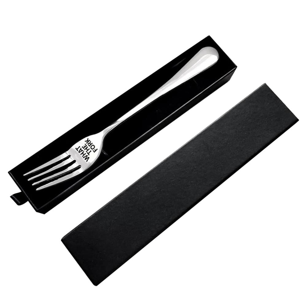 Funny Engraved Fork | Stainless Steel Table Forks | Food Grade Dessert ...