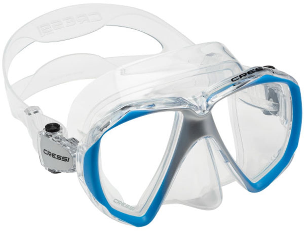Cressi Liberty Duo Mask (Black / Blue) - Walmart.com