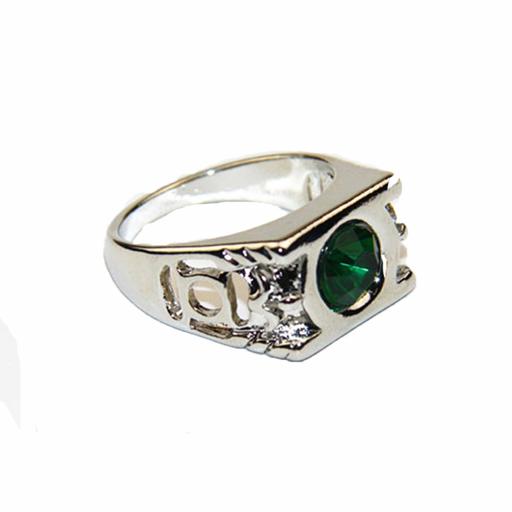 Green Lantern Ring Silver