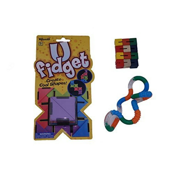 Fidget Toys - U Fidget Textured Tangle and Wooden Cube Puzzle - Walmart ...