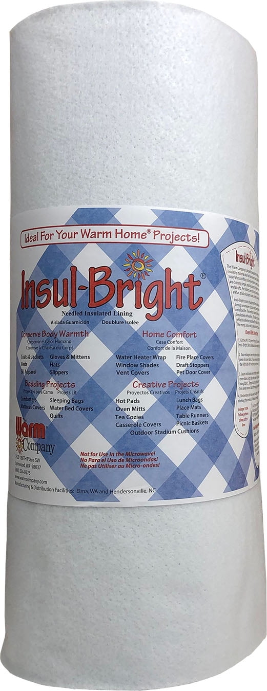 Insul~Bright Thermal Batting 22" x 20 Yard Bolt - Walmart.com