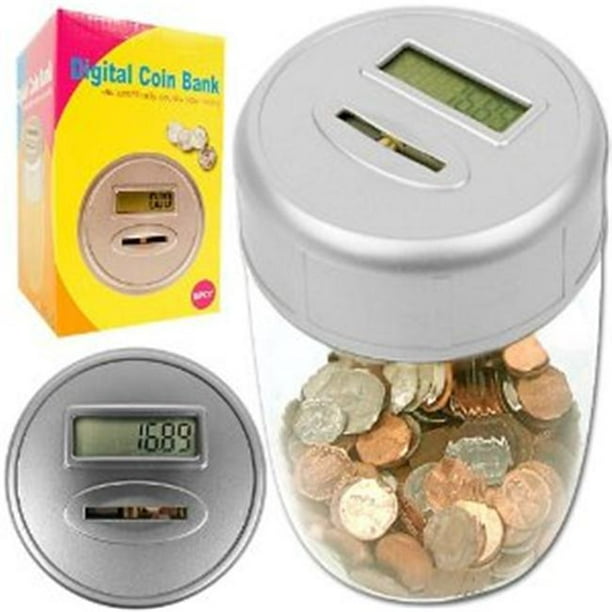 Ultimate Automatic Digital Coin Counting Bank - Walmart.com - Walmart.com