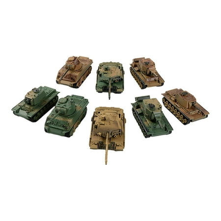 Lijie 8 Pieces 1:72 Scale DIY Tank Model Assemble Model Building Toys ...