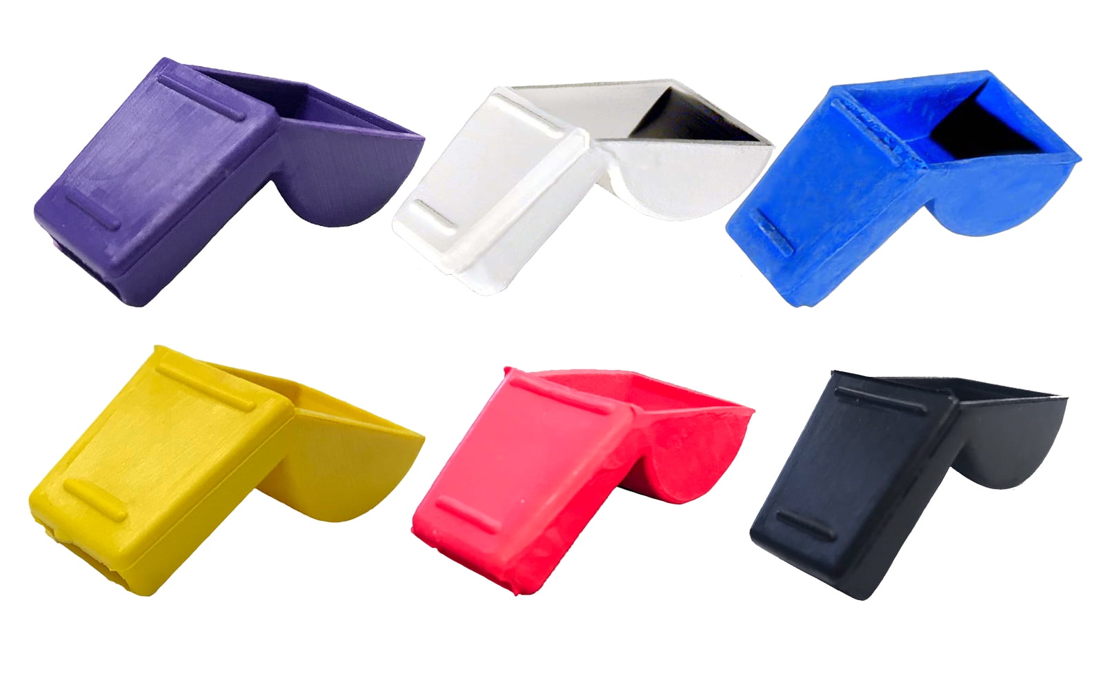 Cannon Sports Set of 6 Assorted Colors Rubber Whistle Tip Guards ...