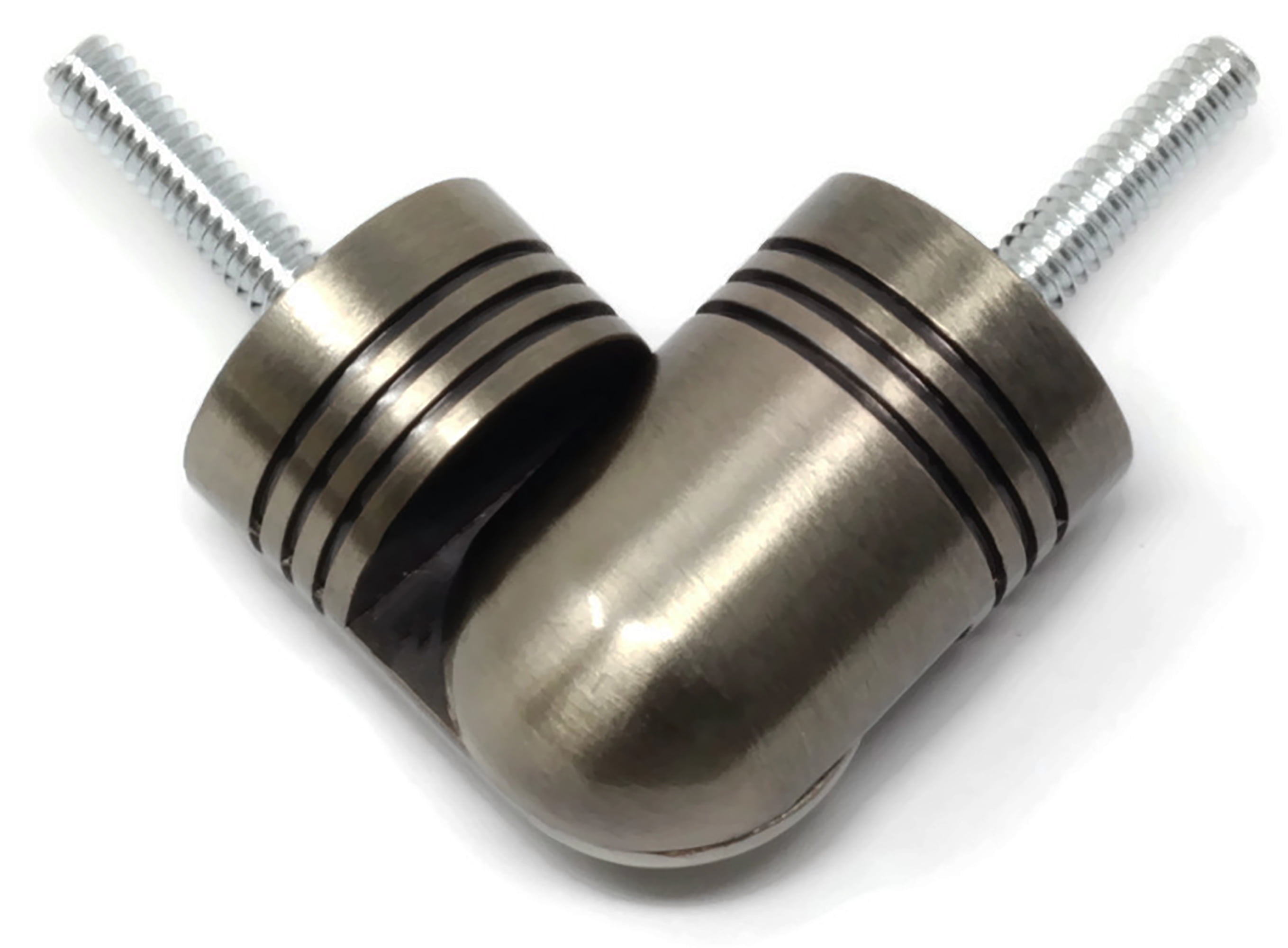 Urbanest Hinged Elbow Connector for Corner Rod, Antique Brass, 1 1/8 ...