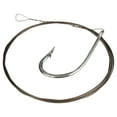 Marathon Shark Rig 9/0 Mustad J Hook with Camouflaged Wire Leader for ...
