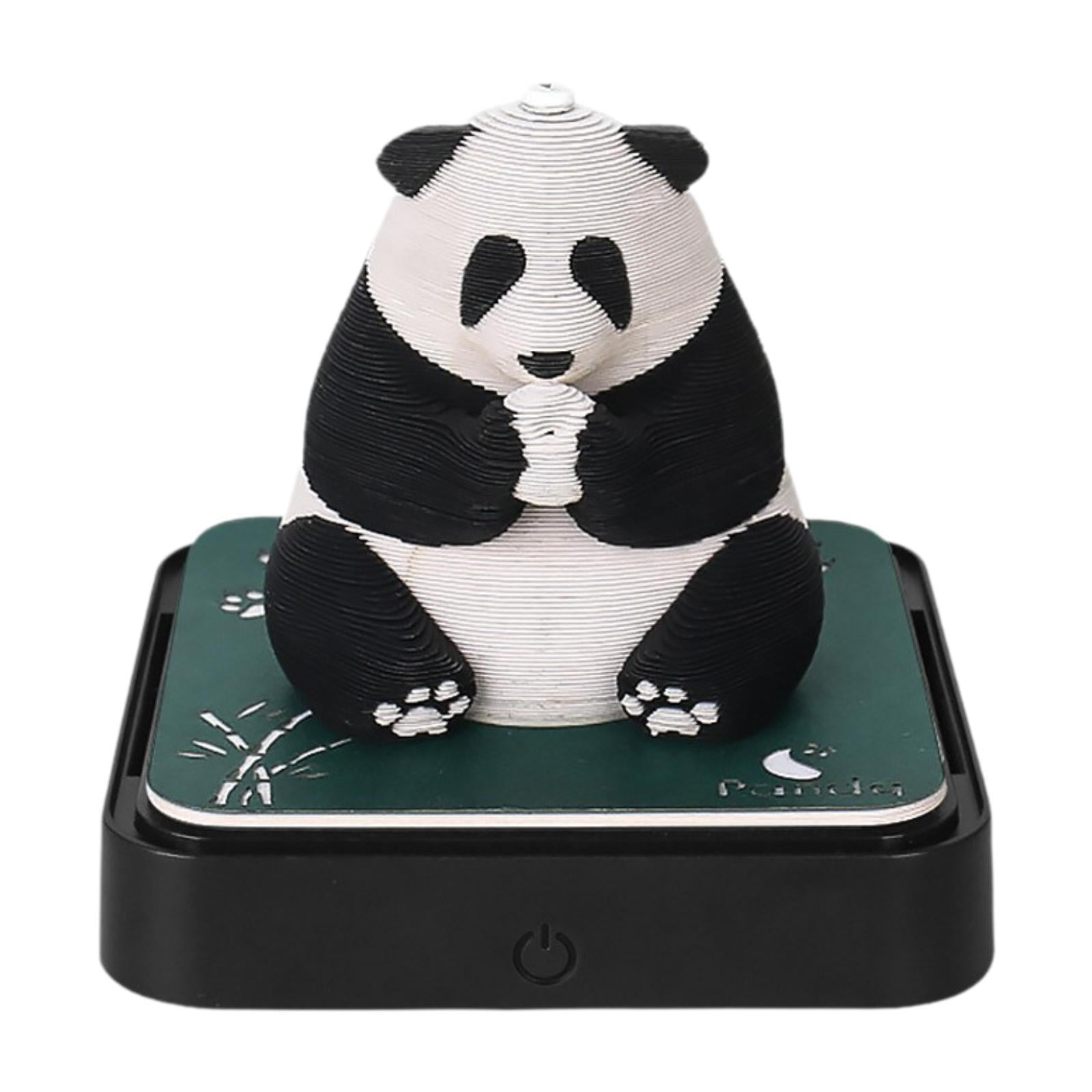 Calendario de escritorio 2025 Shamjiam papel 3D notas artísticas ...