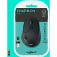 Logitech M720 Triathlon Wireless Mouse, Bluetooth, USB Receiver, 1000 ...