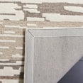 SAFAVIEH Fifth Avenue Deemer Abstract Area Rug, Natural/Brown, 7' x 7 ...