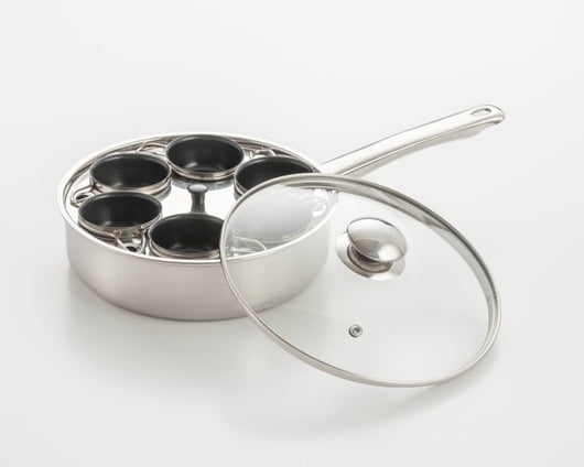 Cook Pro 522 - Stainless Steel 6 Cup Egg Poacher - Walmart.com