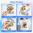 16Pcs 16 Styles Plastic Heat Transfer Film Logo Stickers Set for DIY T ...
