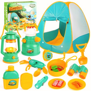 SHANNA Princess Castle Playhouse Tent for Girls with LED Star Lights ...