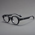 Classic Round Frame Eyeglasses, Tortoiseshell Temple Clear Lens Fashion ...