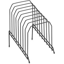 "STAPLES Metal Incline Desktop File Sorter, 8 Compartments, Black, 12.5 ...