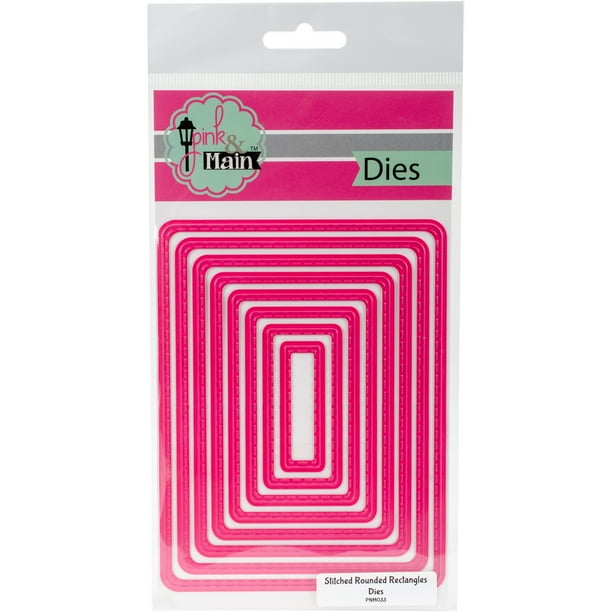 Pink And Main Dies-Stitched Rounded Rectangles, 8/Pkg - Walmart.ca