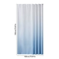 Gradient Waterproof Polyester Shower Curtain 180x180cm • Thickened ...