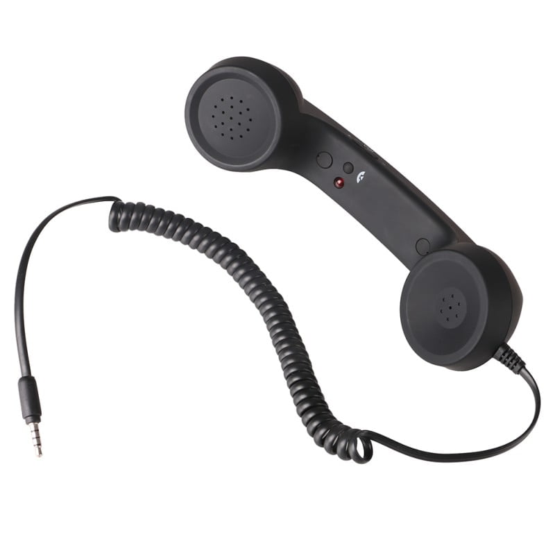 Buy 3.5mm Classic Retro Phone Handset Speaker Phone Call Mic Receiver ...