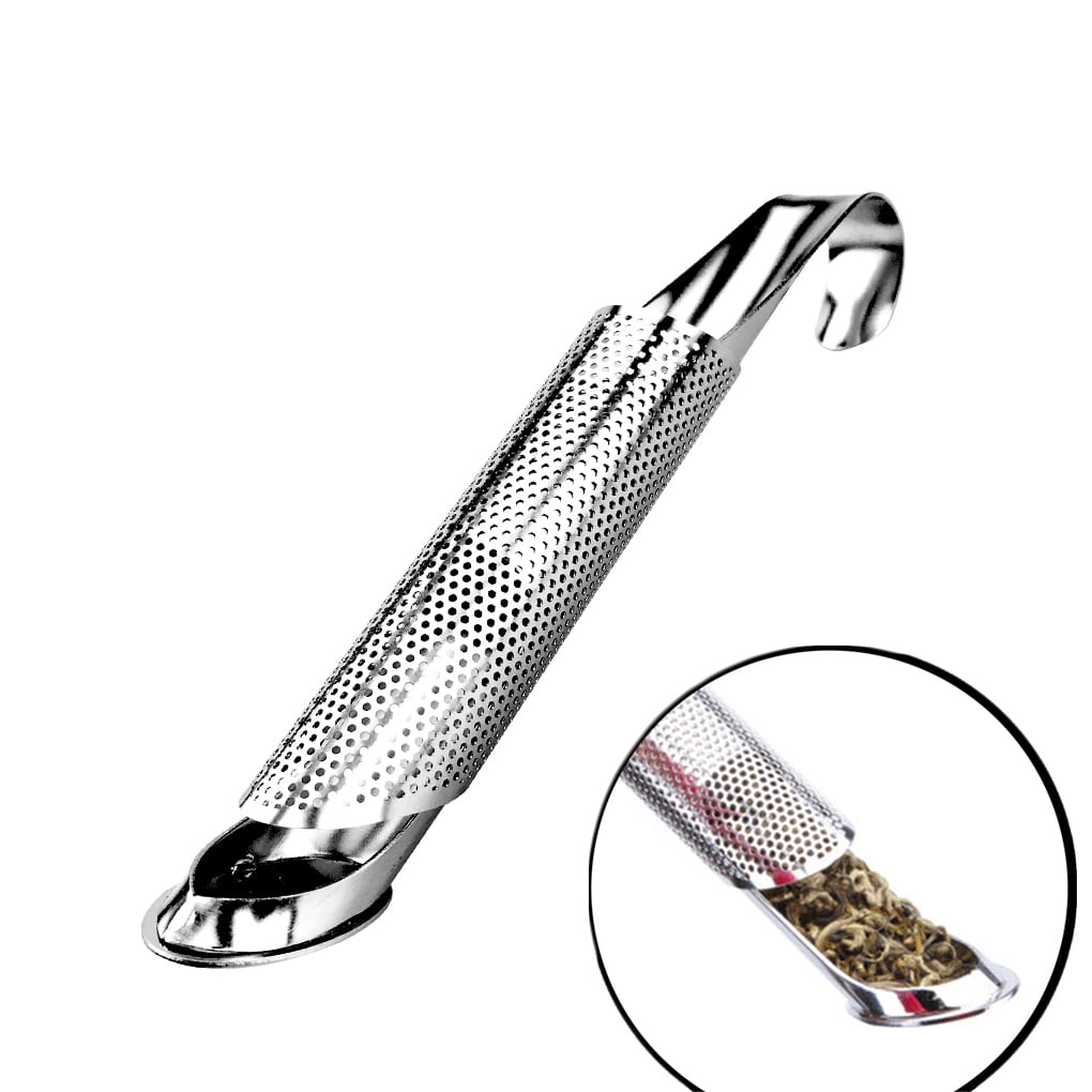 Pipe Design Tea Strainer With Hook Stainless Steel Loose Tea Leaf pipe-design-tea-strainer-with-hook-stainless-steel-loose-tea-leaf