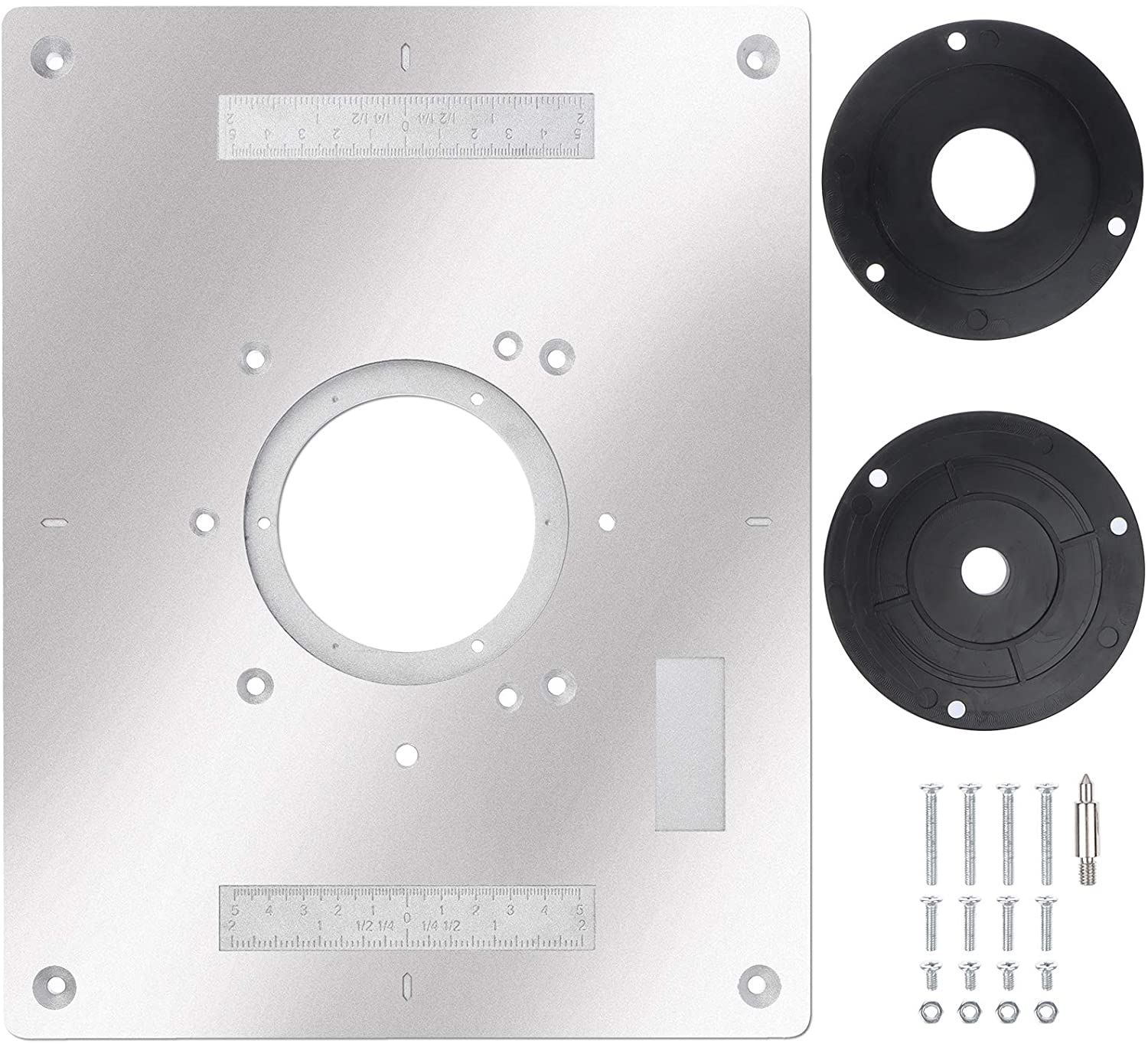 1 Pcs Aluminum Router Table Insert Plate for Popular Trimmers Routers ...