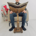 Adjustable Wooden Book Stand for Books | Quran Stand, Bible Holder ...