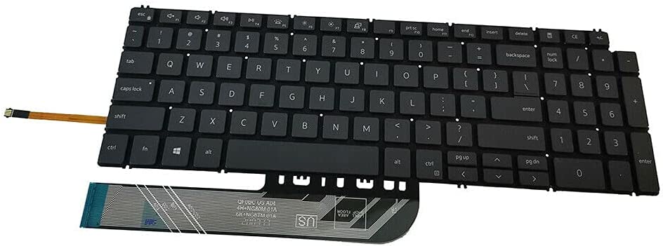 New US Black English Backlit Laptop Keyboard (Without palmrest) for ...