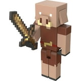 Minecraft Craft-A-Block Piglin Figure, Authentic Character Based On The ...