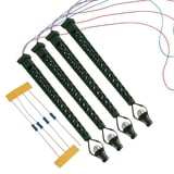 4Pc Scene Model Railway Lights Lattice Mast Light Track N Light Layout ...