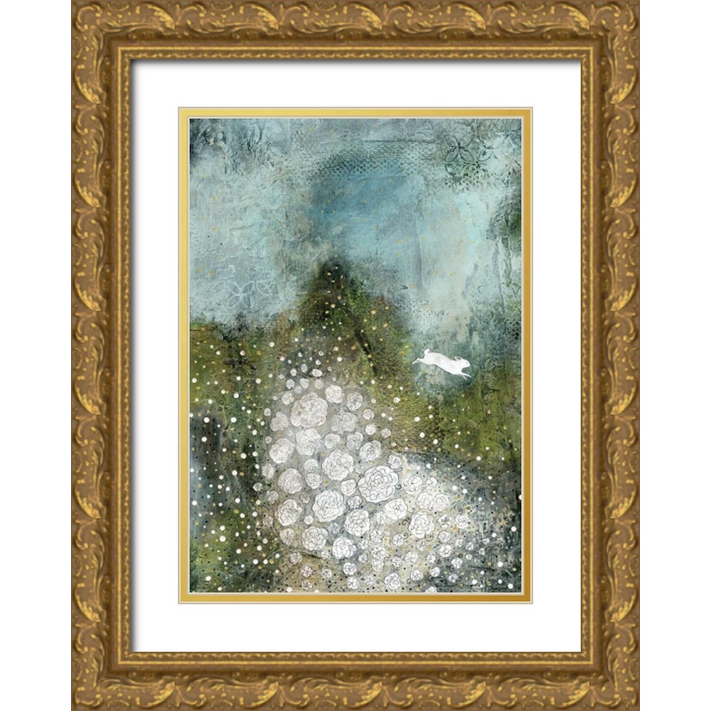 Ogren, Sarah 11x14 Gold Ornate Wood Framed with Double Matting Museum ...