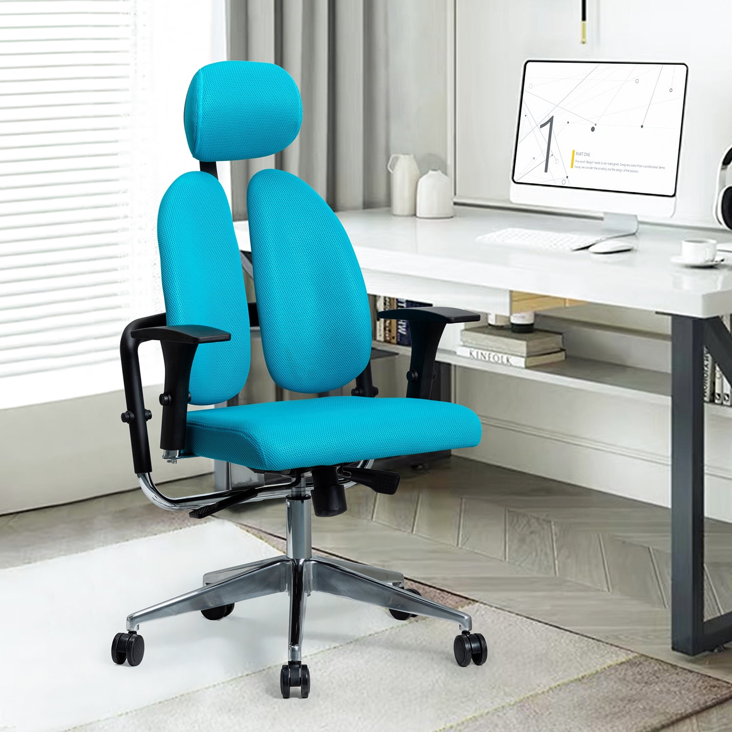 Ergonomic Office Chair, Swivel Task Chair, Breathable Mesh