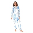 1-Pack Onesie Adult Hooded Pajamas, Soft Fleece Full Zip One Piece ...