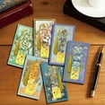 Hollow Flower Metal Bookmarks Oil Painting Theme Bookmarks with Tassels ...