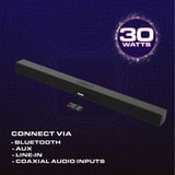 Okko ClearWave Soundbar, 37-inch Mountable Bluetooth Sound Bar Speaker ...