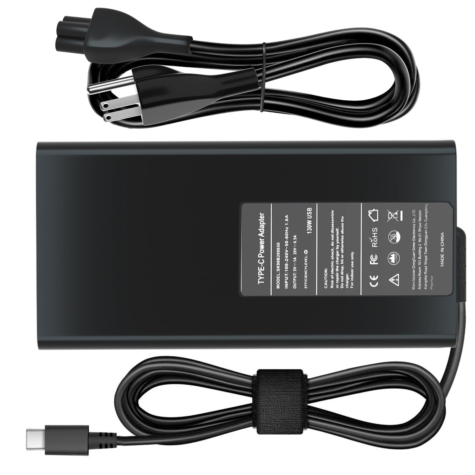 Buy Dell 130W USB-C/USB Type C Replacement AC Adapter for Precision ...
