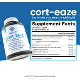 NuEthix Cort-Eaze, Cortisol Control for Stress Relief, Relaxation, Sleep Support, 60 Capsules ...