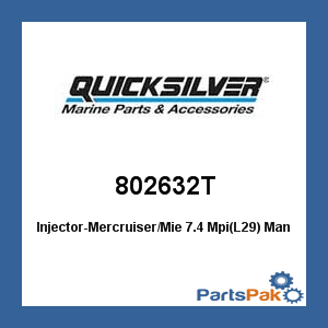 Mercury - Mercruiser 802632T Mercury Quicksilver 802632T Injector ...