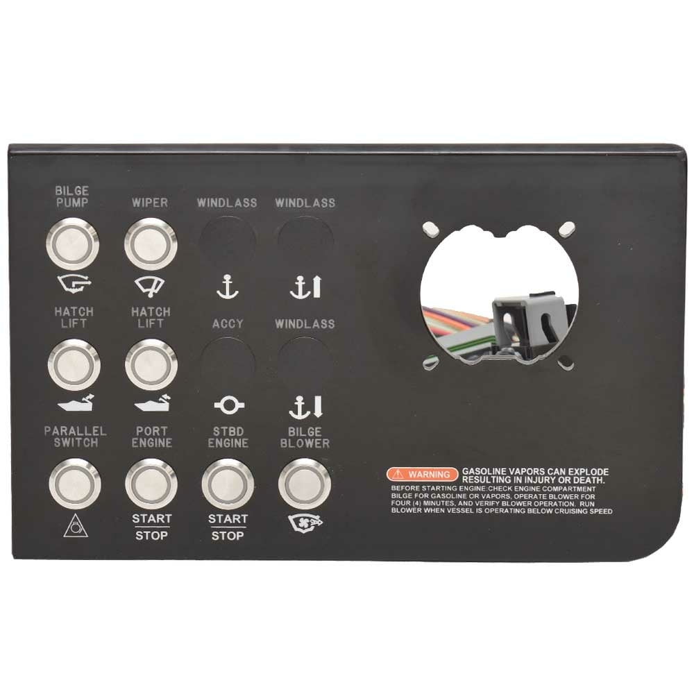 Sea Ray Boat Dash Switch Panel 2297136 | Sundancer 320 Dual Engine ...