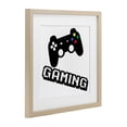 Stupell Industries Playful Pixel Gaming Birch Framed Print Under Glass ...