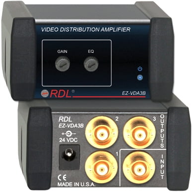 RDL EZ-VDA3B Video Distribution Amplifier - Walmart.com