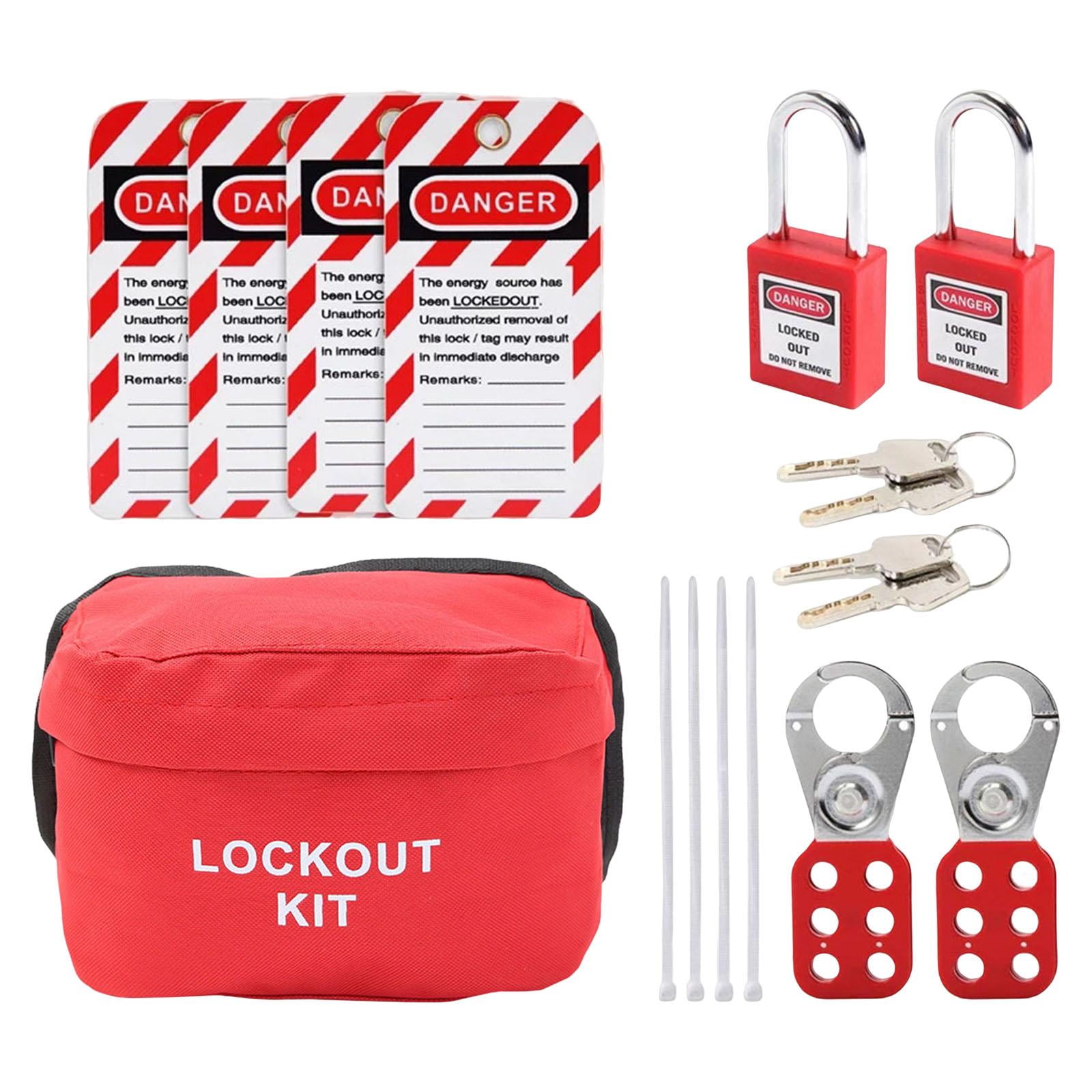 Heavy Duty Electrical Lock Out Kits, Tags Hasps Lockout for Industrial ...