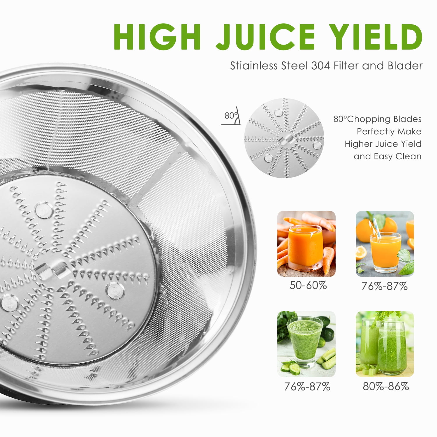 Exprimidor de Jugos Housnat 400W, Máquina de Extractor de Exprimidor de Jugos Housnat 400W, Máquina de Extractor de