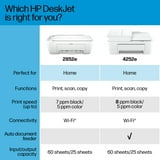 HP DeskJet 2852e Wireless All-in-One Color Inkjet Printer, Scanner ...
