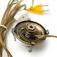 Package of 3 Antique Brass Electric Converter Burner Lamp Wiring Kits ...