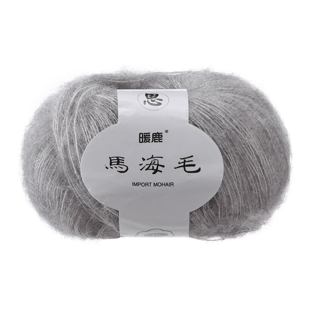 Click here for Discount Qaailabf Soft Mohair Knitting Wool Yarn D... prices